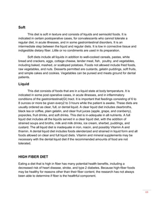 Nutrition and Diet Theraphy | PDF