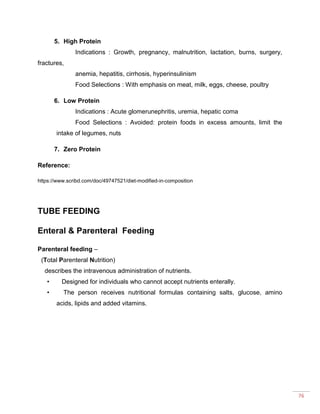 Nutrition and Diet Theraphy | PDF