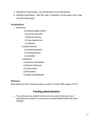 Nutrition and Diet Theraphy | PDF