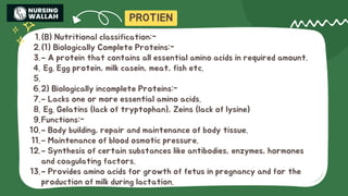 Nutrition (Complete notes ppt). Complete ppt | PDF
