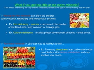 Nutrition Day 2 - The 6 Essential Nutrients Continued... | PPT