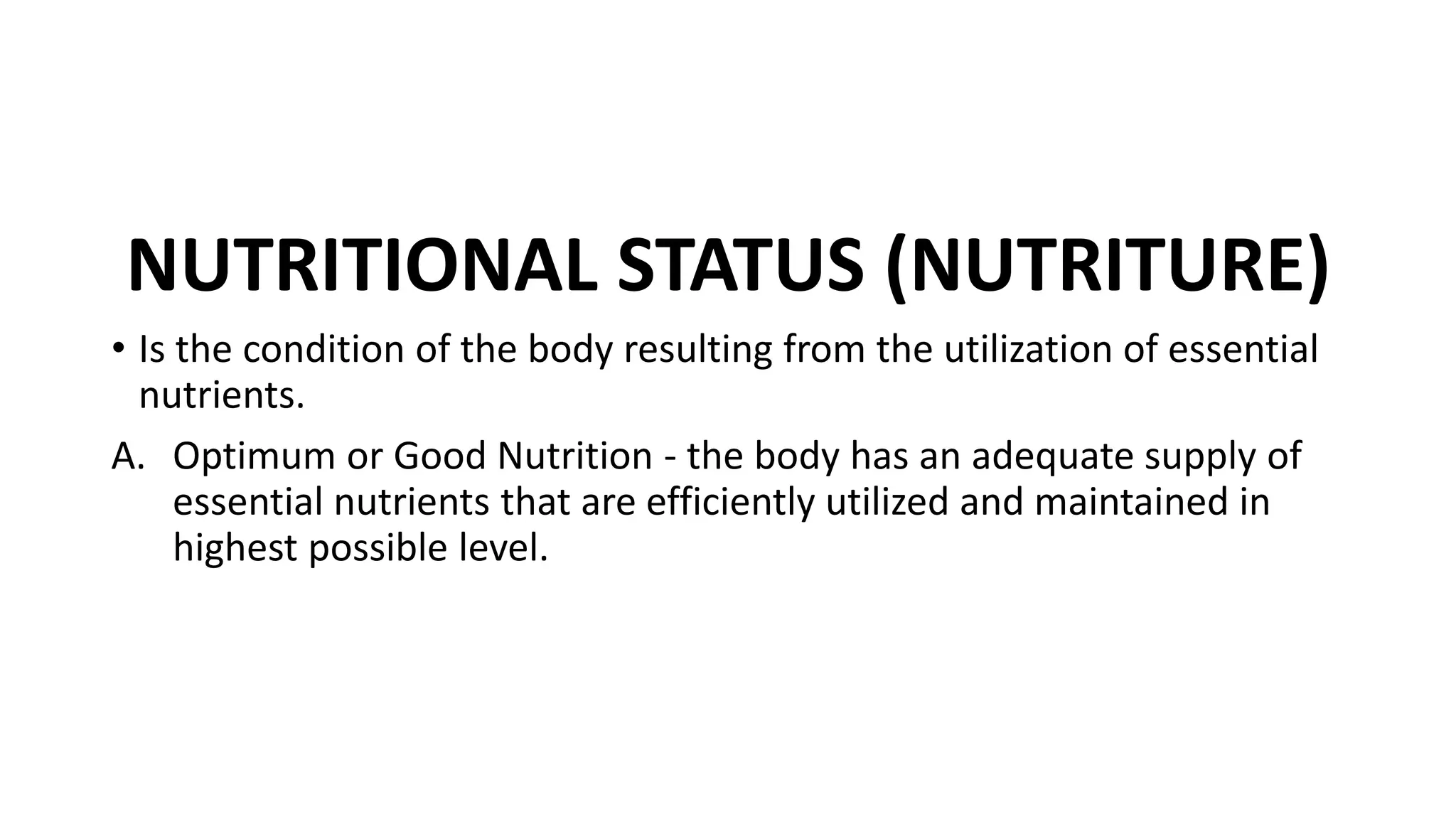 Nutrition & Diet Therapy | PPTX