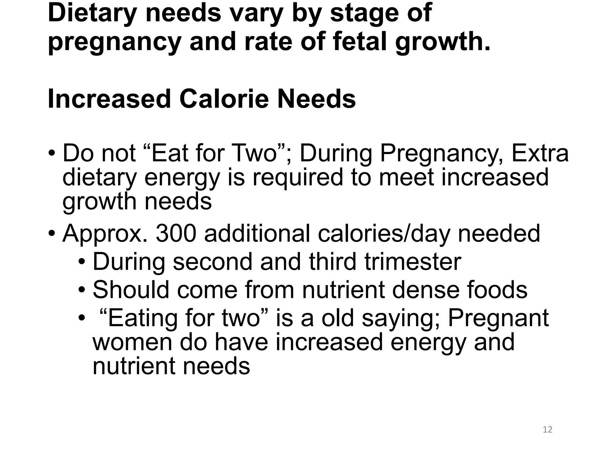 Nutrition During Pregnancy PowerPoint 03 20 2021 | PPTX
