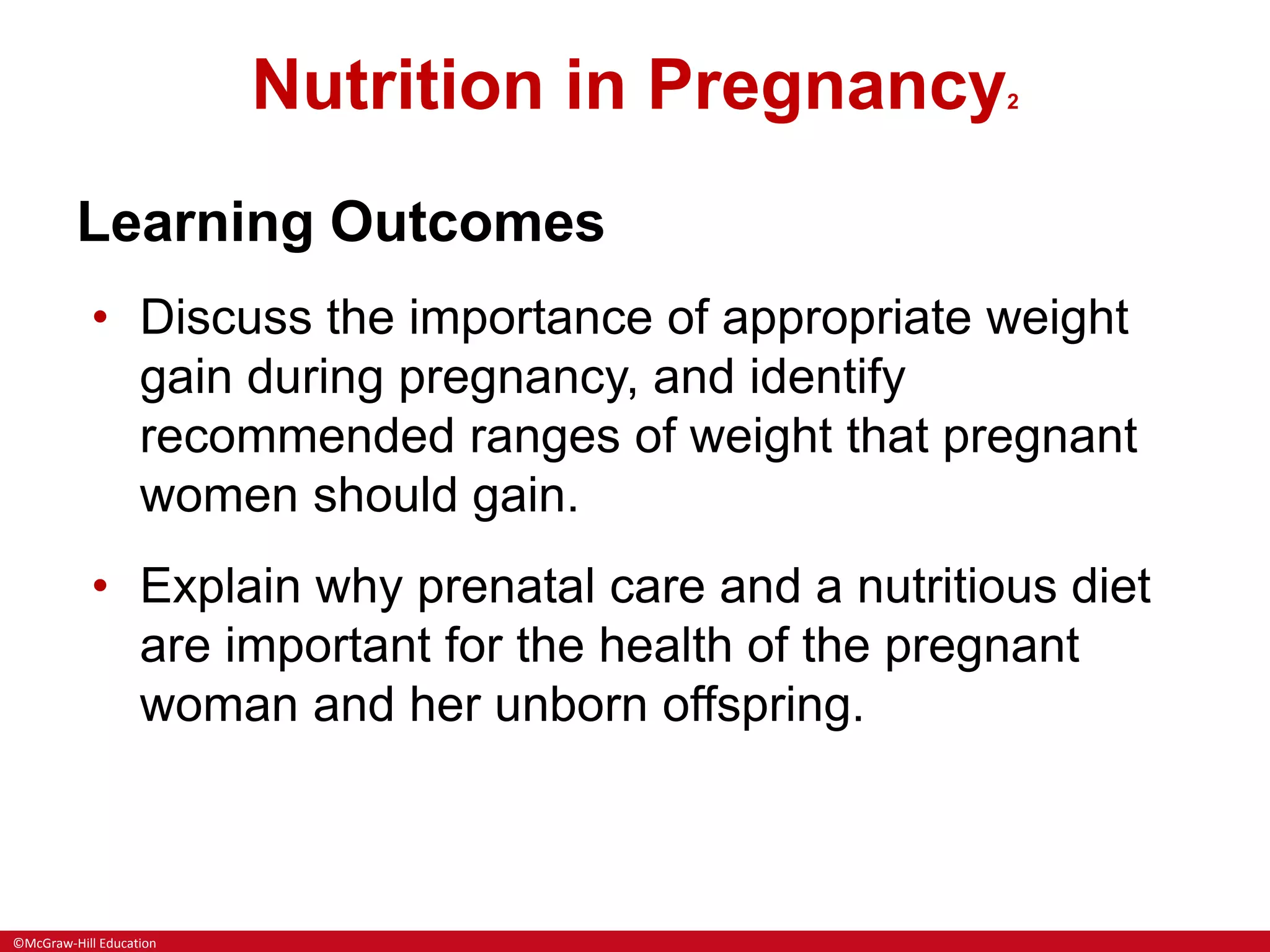 Nutrition During Pregnancy PowerPoint 03 20 2021 | PPTX