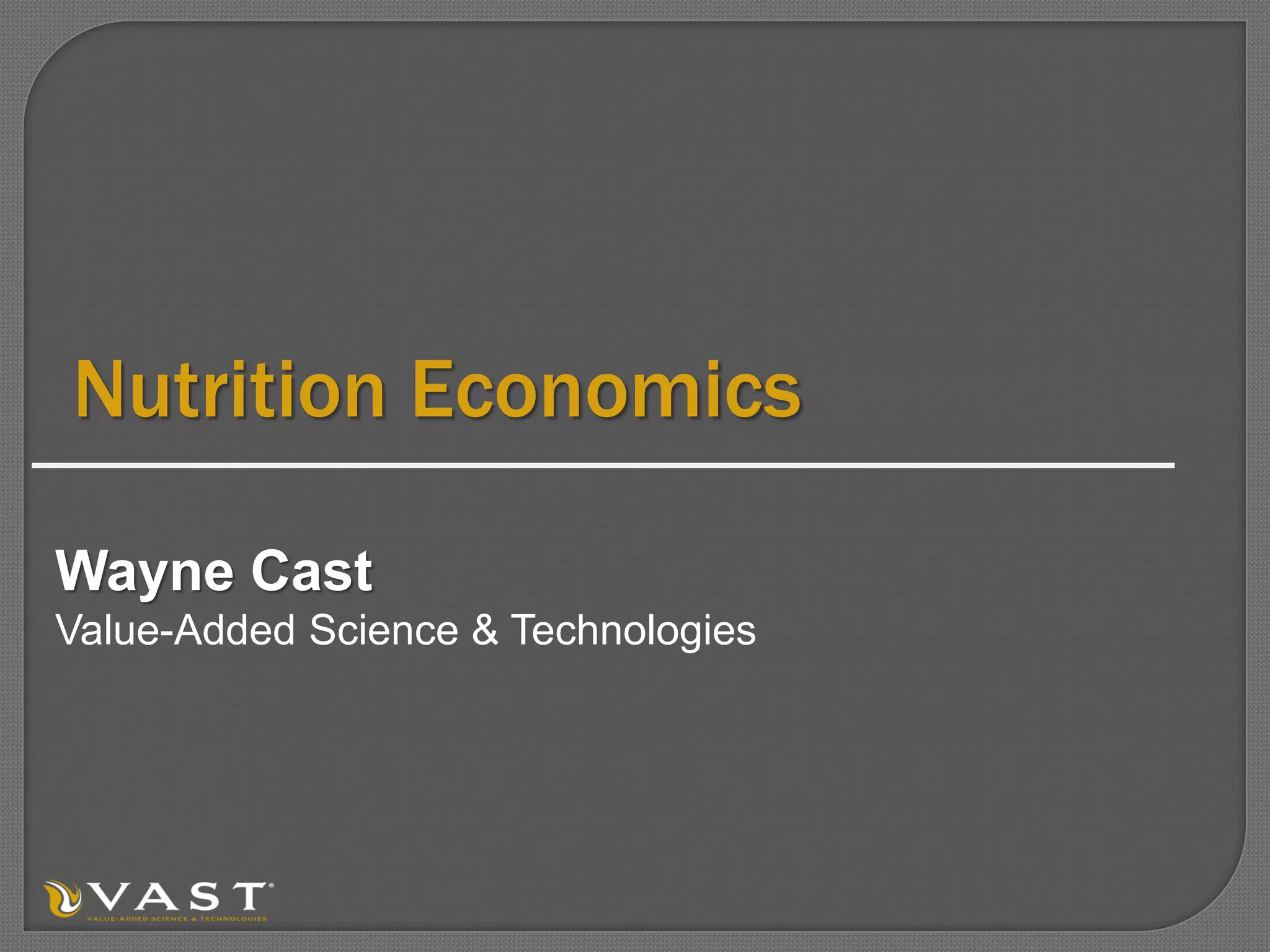 Nutrition Economics | PDF