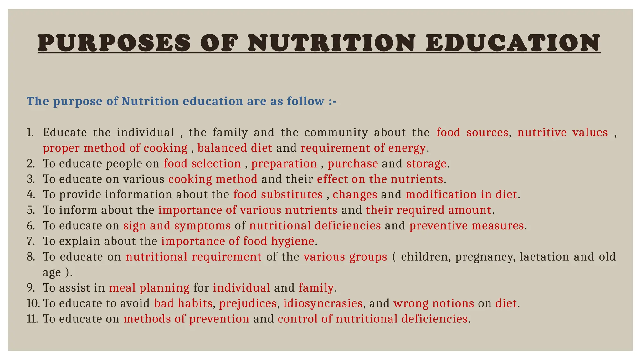 Nutrition education for bsc nursing.pptx