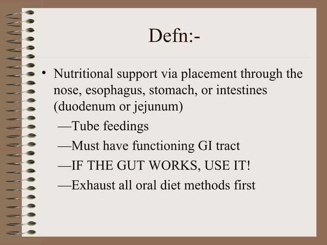 Nutrition (espen & aspen guidelines) | PPT