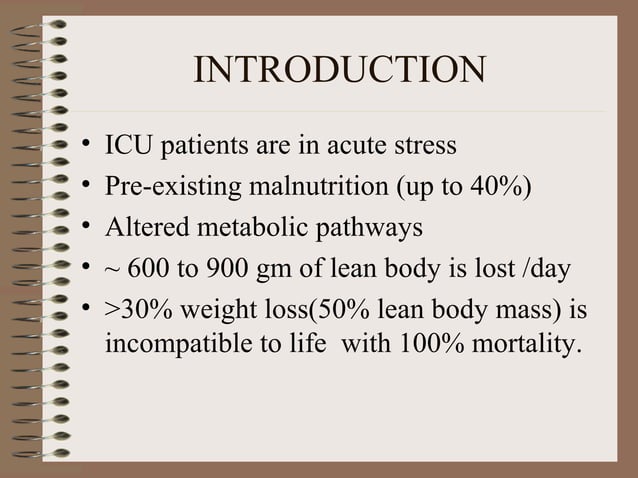 Nutrition (espen & aspen guidelines) | PPT