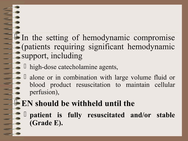 Nutrition (espen & aspen guidelines) | PPT