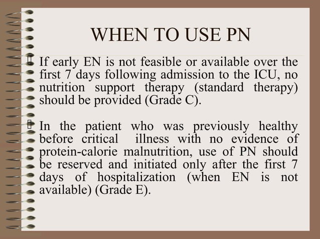 Nutrition (espen & aspen guidelines) | PPT