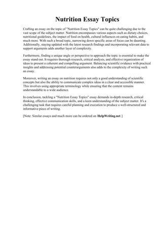 Nutrition Essay Topics.pdf