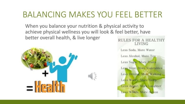 Nutrition & physical activity | PPTX | Healthy Cooking and Eating ...