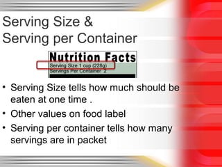 Nutrition facts | PPT