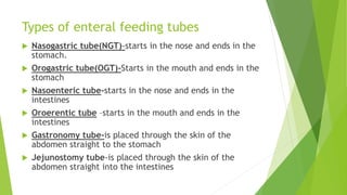 NUTRITION FEEDING MODES(parenteral ^0 enteral feeding).pptx
