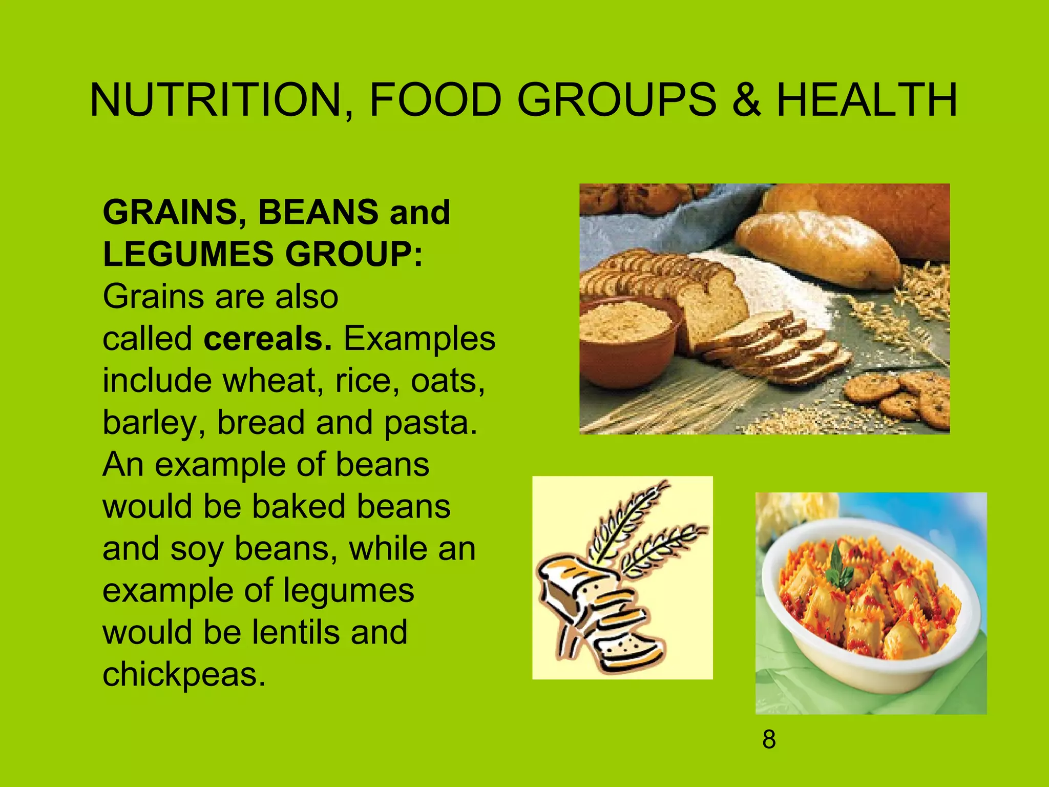 Nutrition, food groups and health | PPT | Nutrition | Healthy Living