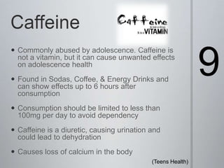 Nutrition for adolescents | PPTX