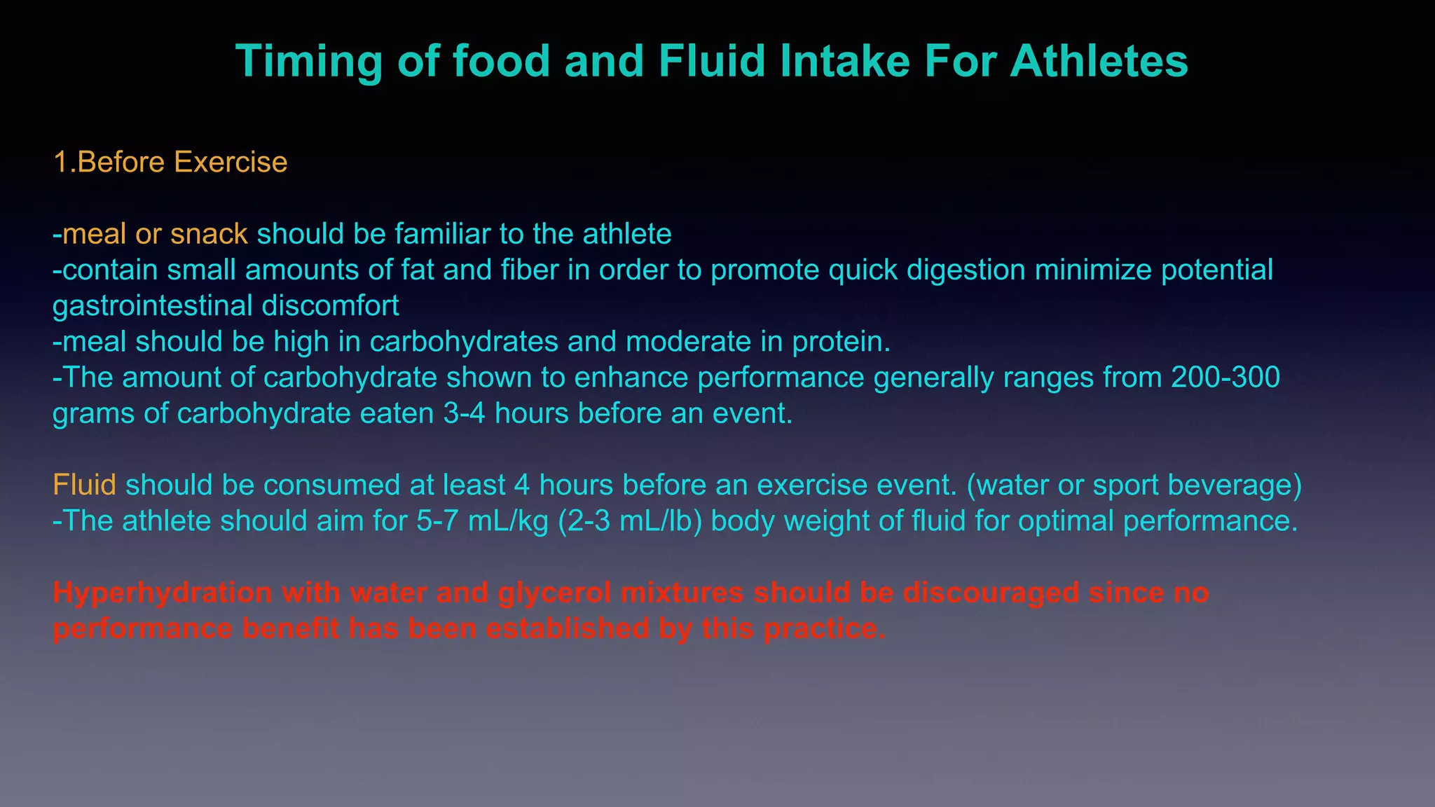 Nutrition for athletes | PPTX