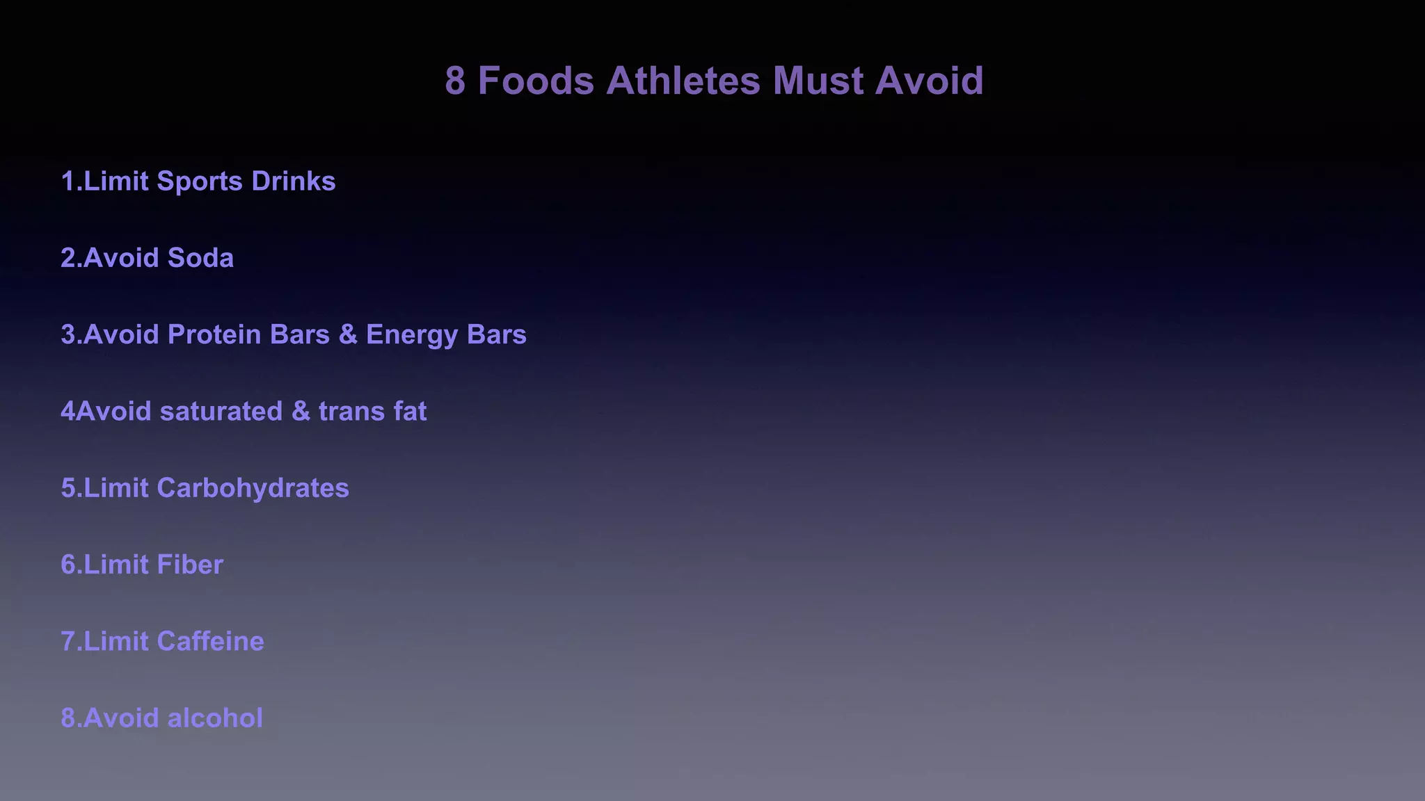 Nutrition for athletes | PPTX