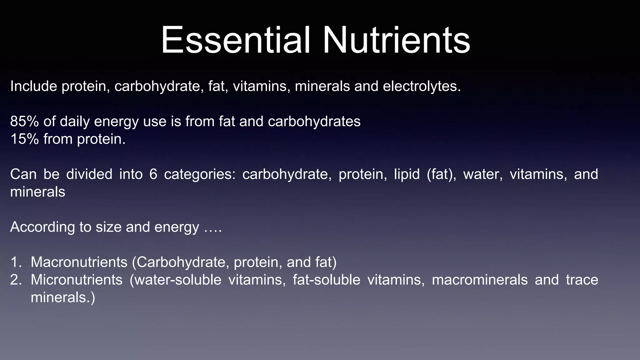 Nutrition for athletes | PPTX