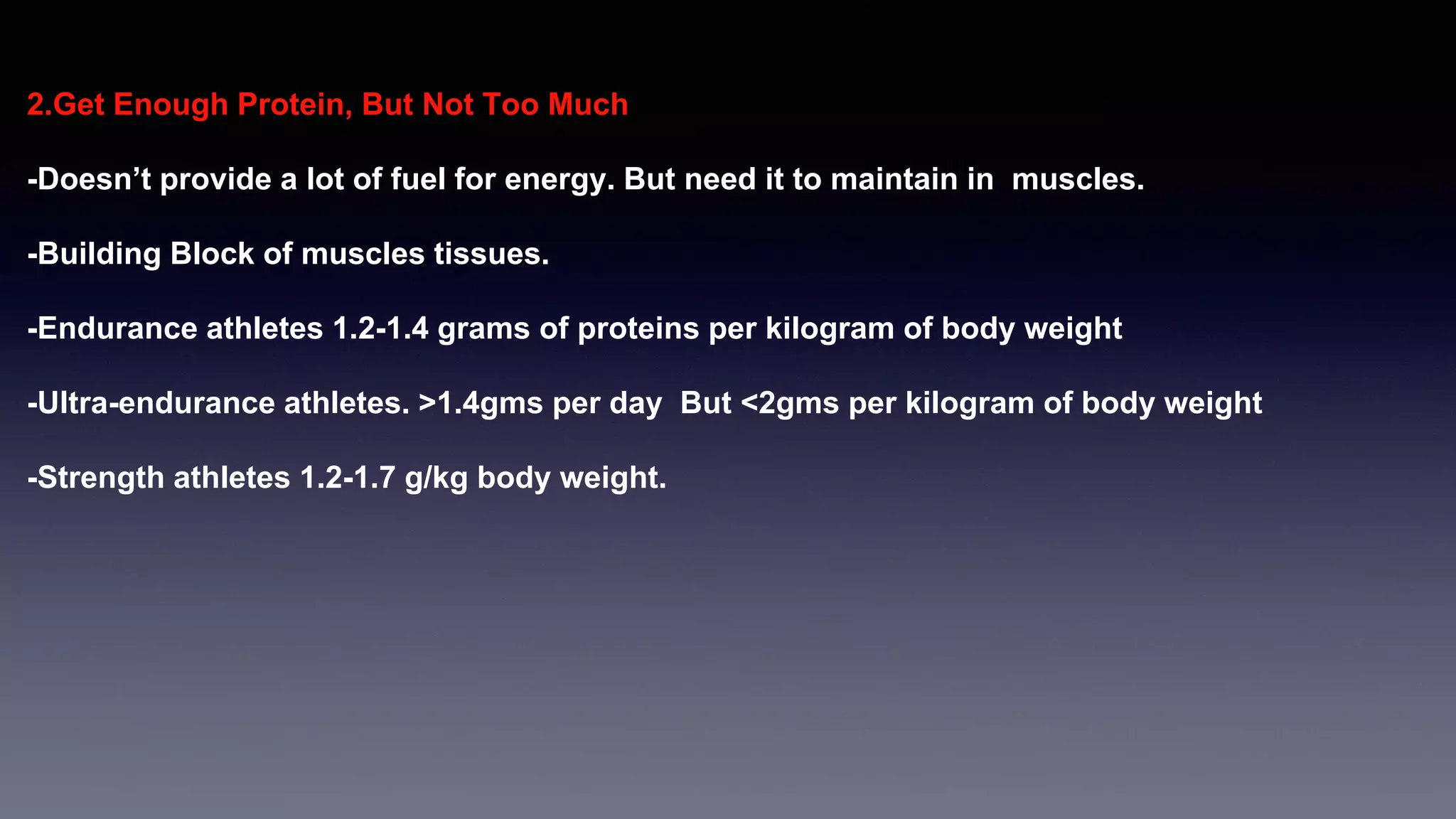 Nutrition for athletes | PPTX