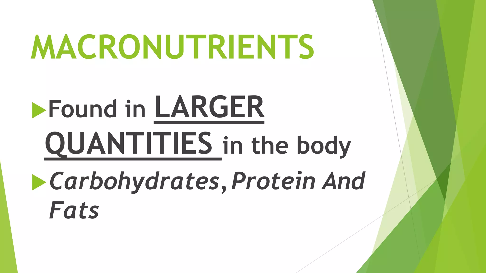 Nutrition for better health & fitness | PPTX