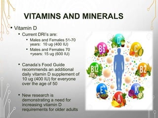 Digestion and Nutrition for Older Adult | PPTX