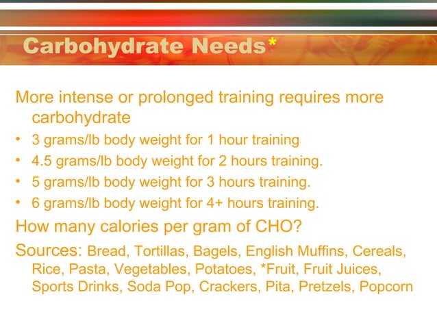 Nutrition for exercise and sport | PPT