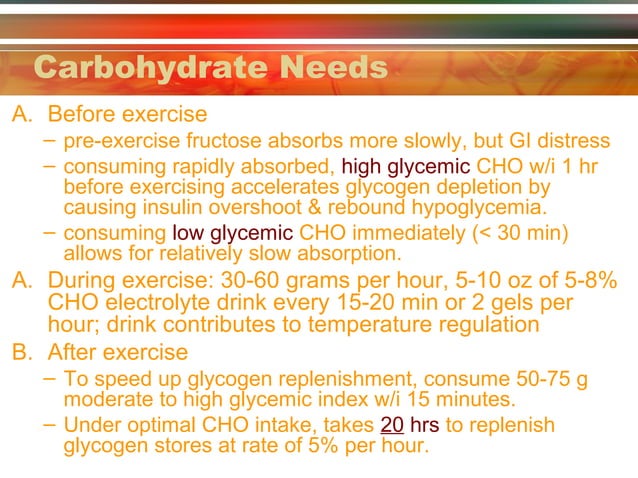 Nutrition for exercise and sport | PPT