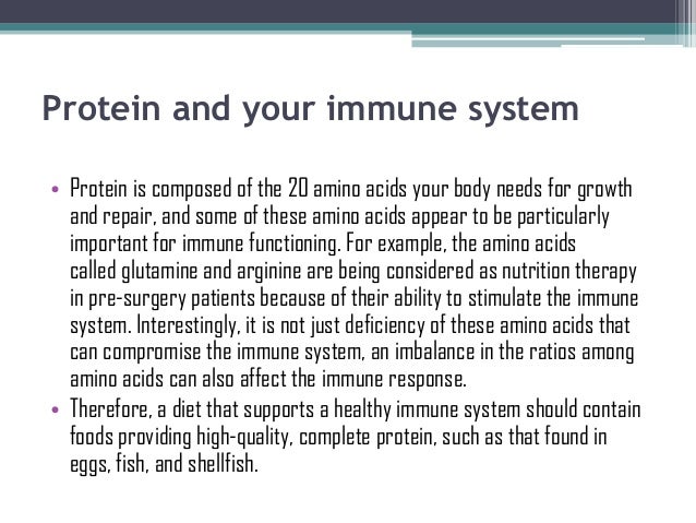 Nutrition For Human Immune System