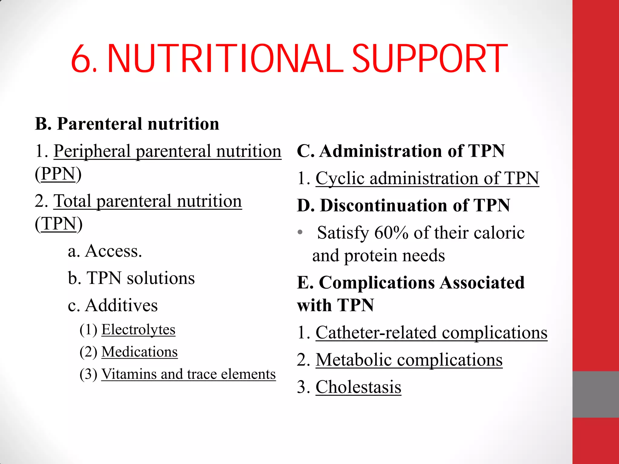 Nutrition for the surgical patient by Dr. Ali Mujtaba | PDF