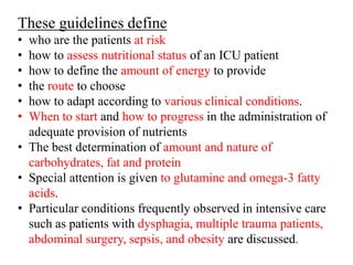 Nutrition guidelines | PPTX
