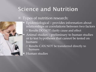 Nutrition guidelines ch2 | PPT