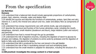 IGCSE Biology Edexcel (9-1)-Nutrition (humans) | PPTX