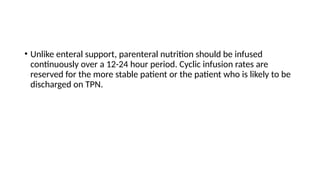 NUTRITION IN ADMITTED PATIENTS.pptxin th | PPT
