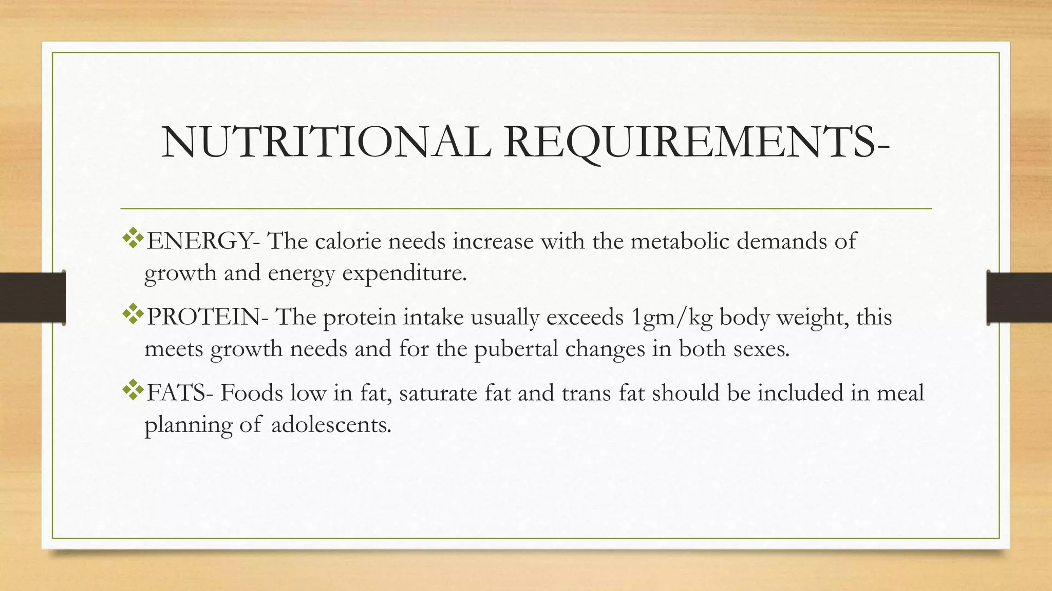NUTRITION IN ADOLESCENCE PPT.pptx