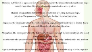Nutrition in animals | PPT