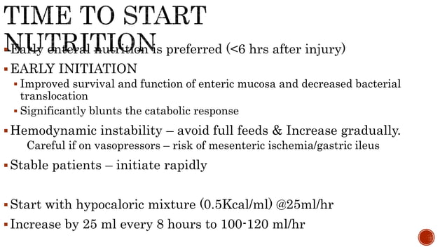 Nutrition in burns (2) | PPTX | Endocrine and Metabolic Diseases ...