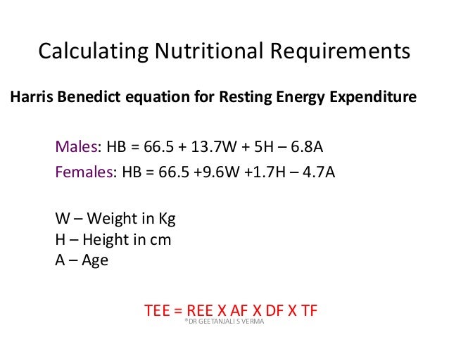 Nutrition in critically ill