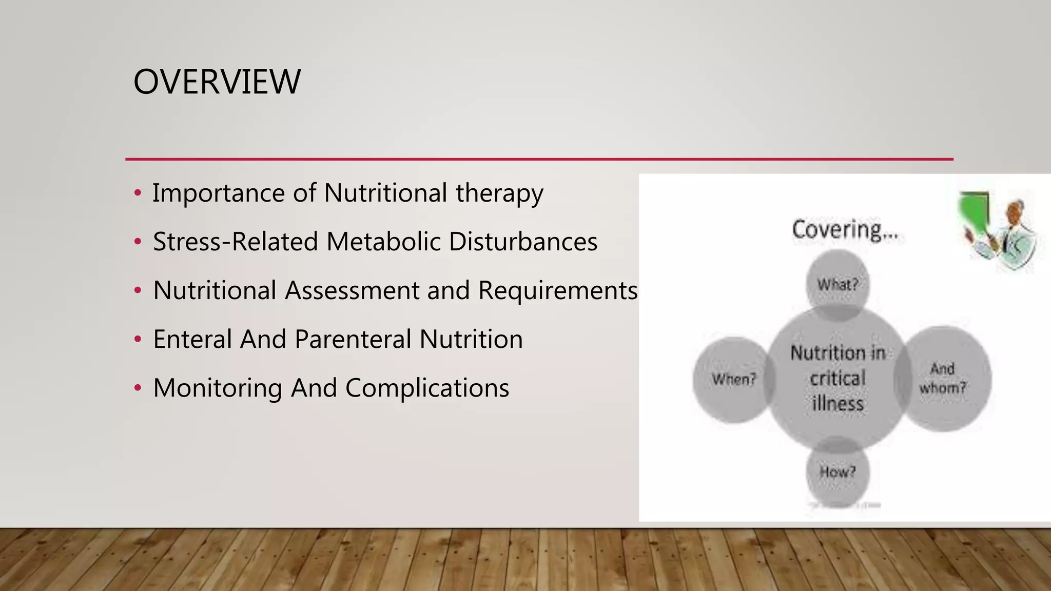 Nutrition in critically ill | PPTX