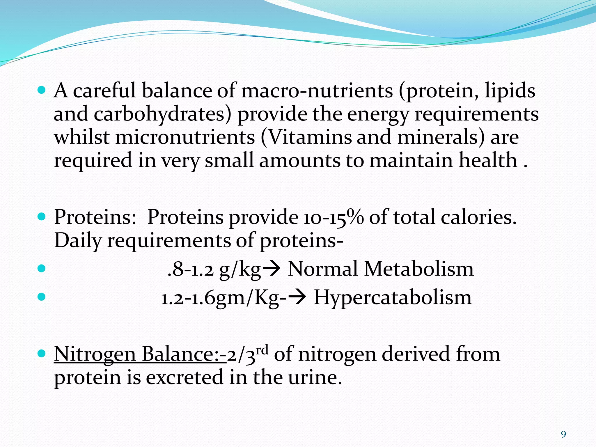 Nutrition in critically ill patients | PPT