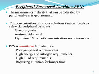 Nutrition in critically ill patients | PPTX