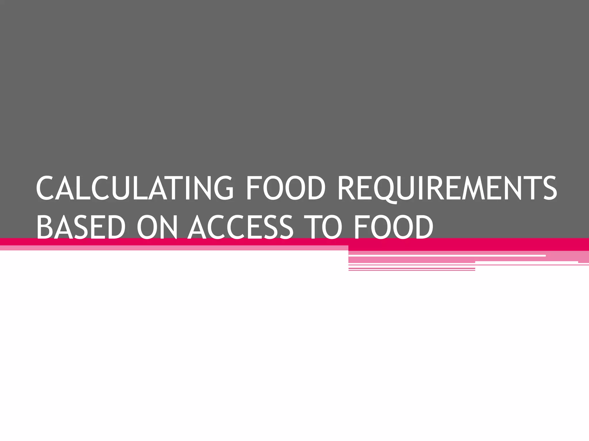 Nutrition in emergencies | PPTX