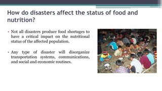 Nutrition in emergencies | PPTX