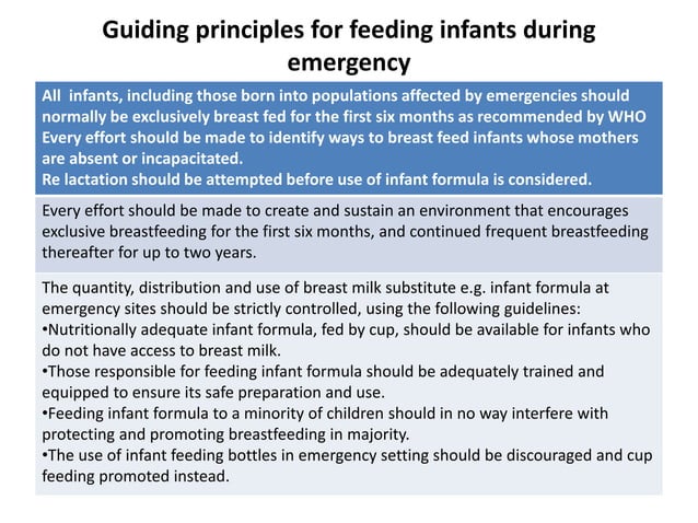 Nutrition in emergency | PPTX