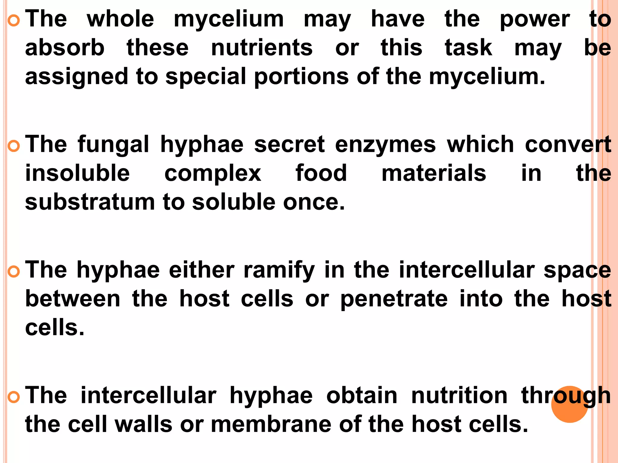 Nutrition in fungi | PPTX