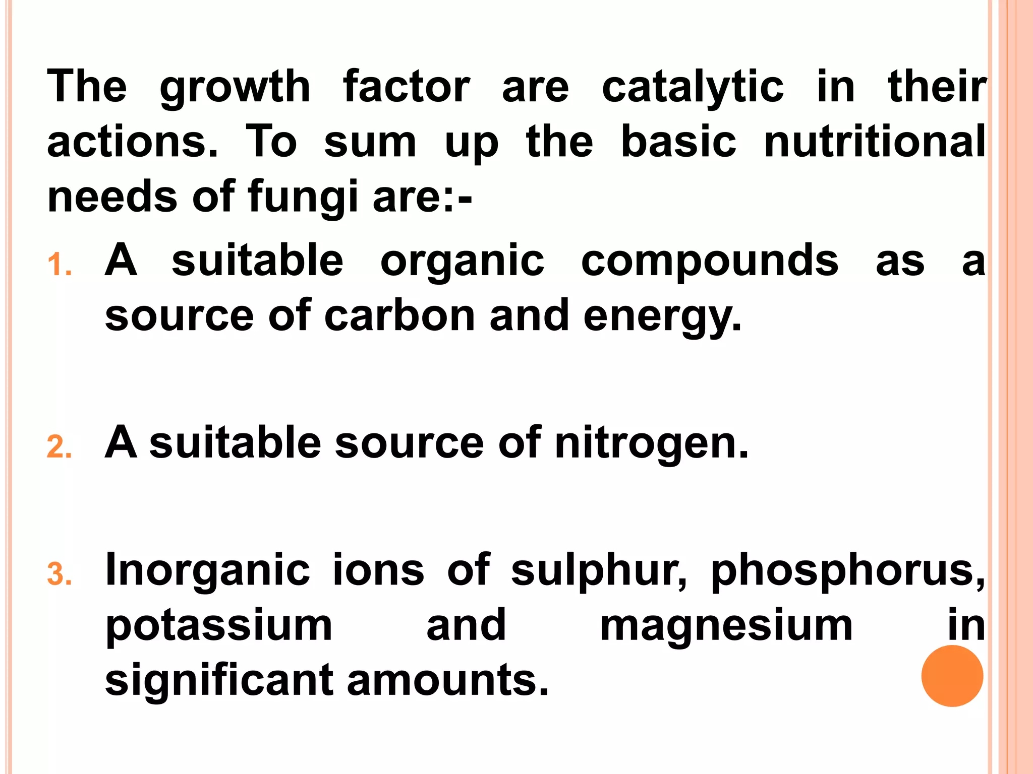 Nutrition in fungi | PPTX