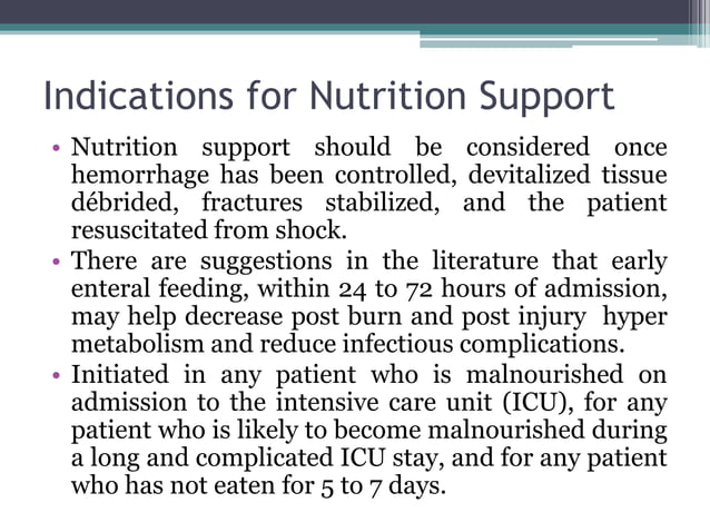 Nutrition in icu | PPTX