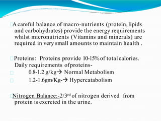Nutrition in ICU | PPTX