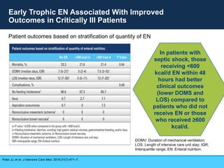 Nutrition in icu closed system nutrition benefits | PPTX