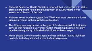 Nutrition in Non Communicable Diseases _ Diabetes (1).pptx